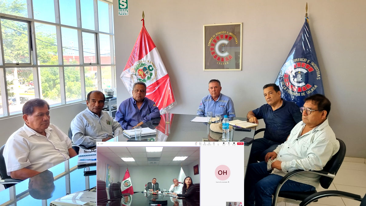 Cámara de Comercio de Talara y Perupetro buscan soluciones para crisis ...